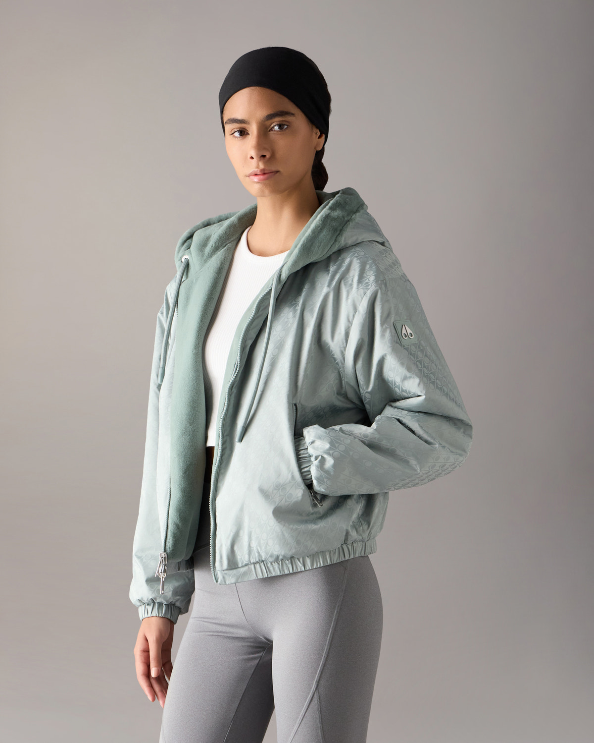 Eaton Reversible Monogram Bunny | Women | Moose Knuckles