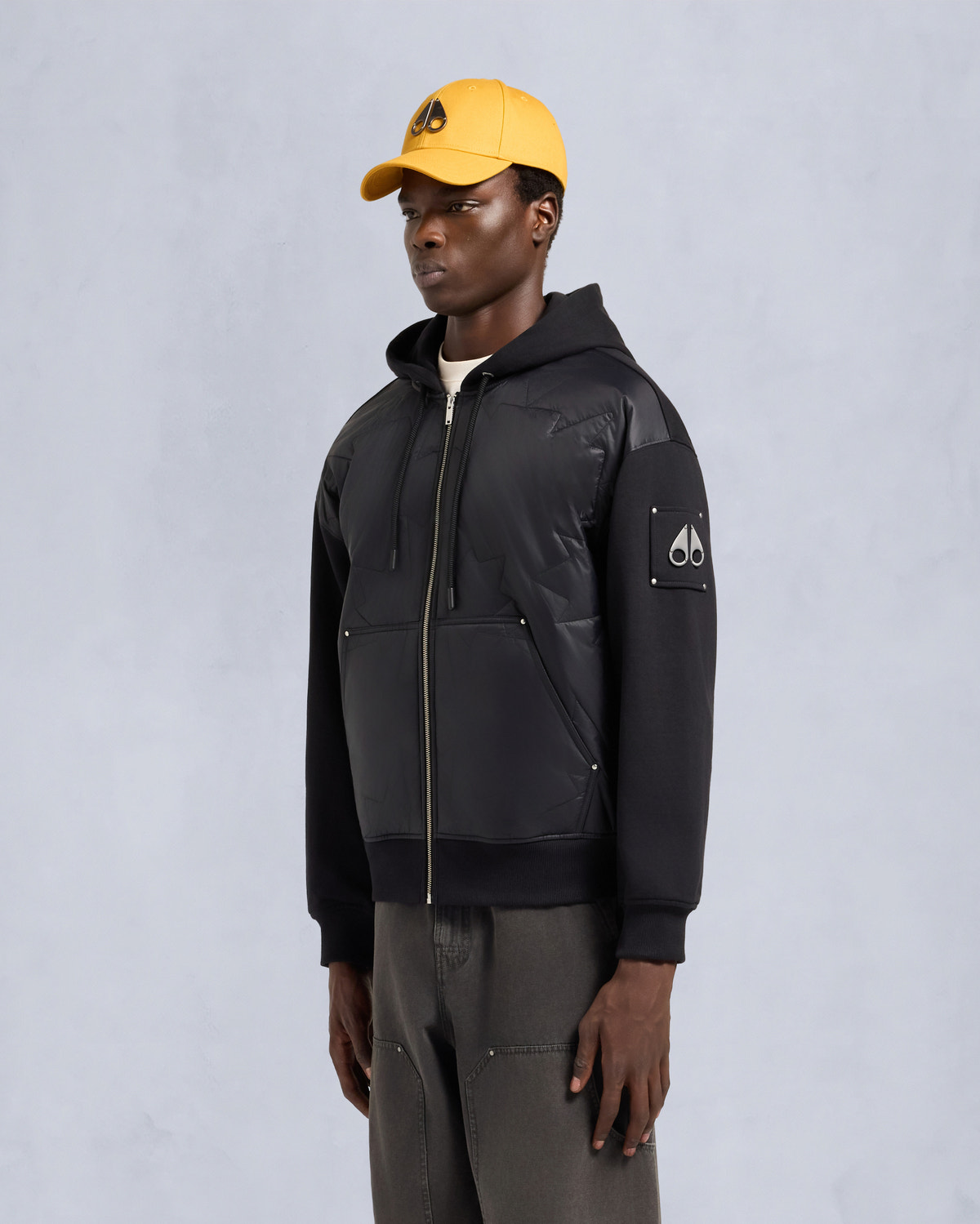 Ashby Hybrid Zip Hoodie | Men | Moose Knuckles